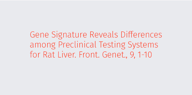 Gene Signature Reveals Differences Among Preclinical Testing Systems ...